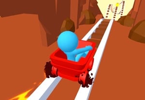 Play Mine Cart Carsh - Free Online Stickman Game