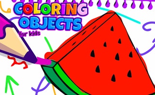 Coloring Objects For Kids - Play free online - CrazyGames-Poki