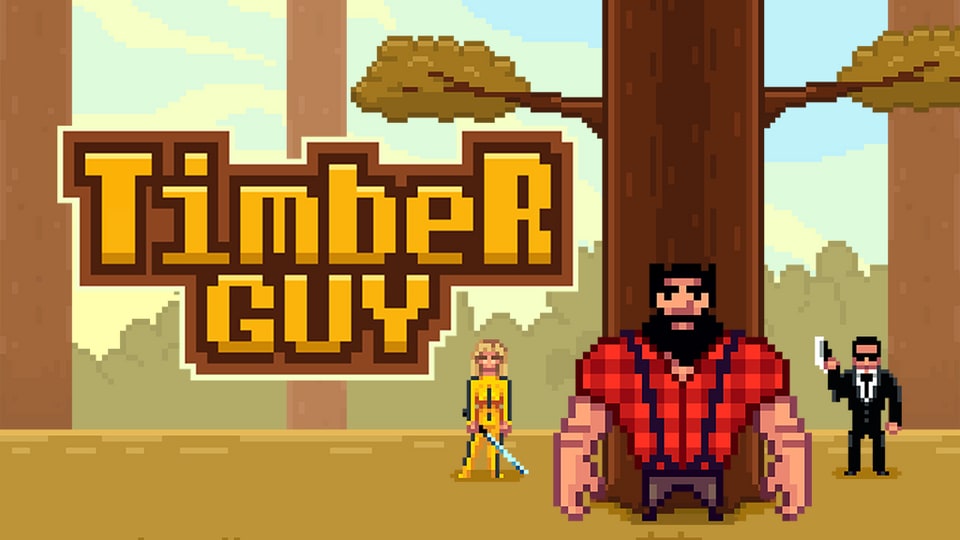 Play Timber Guy - Free Online Arcade Game