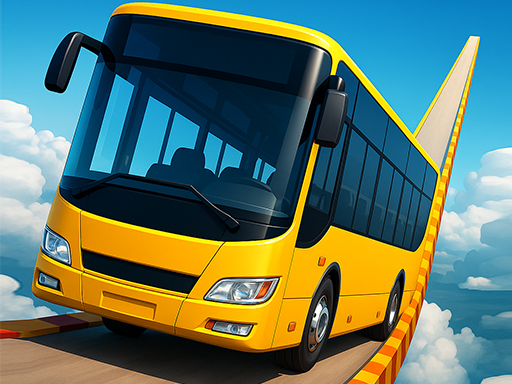 Sky Bus Mega Ramp Drive - Play free online - CrazyGames-Poki